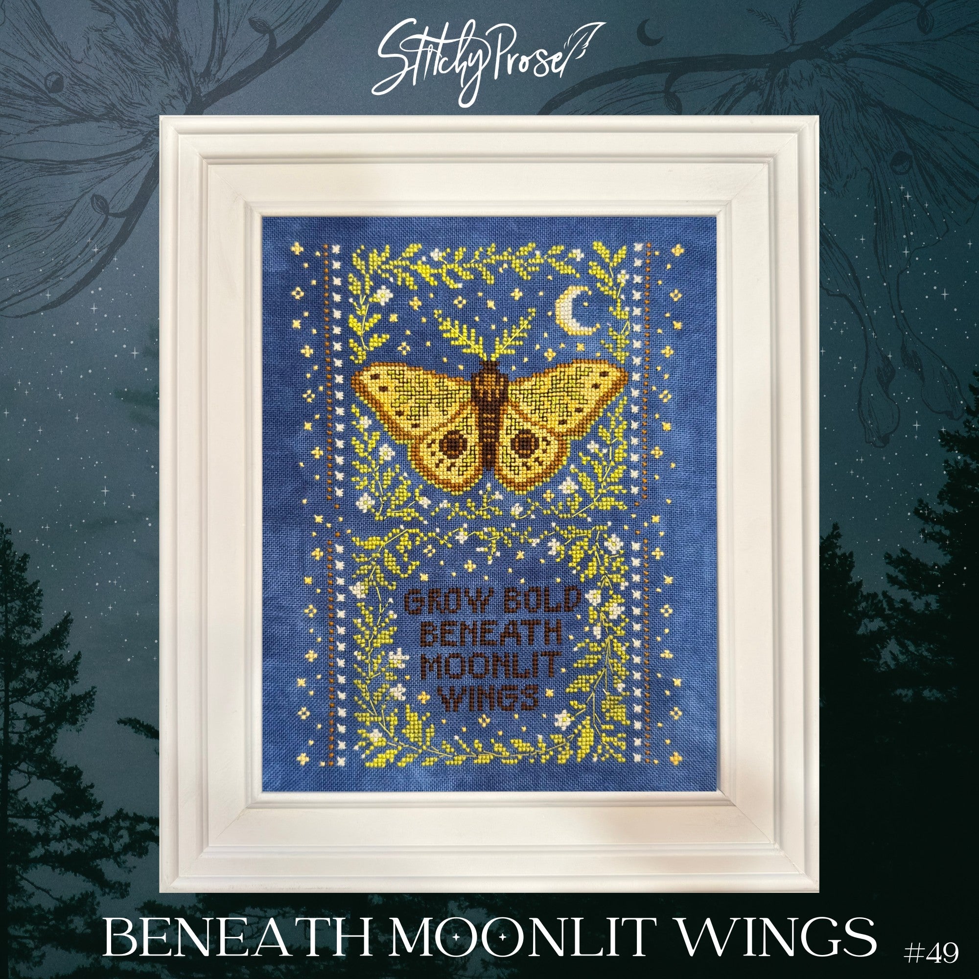 Beneath Moonlit Wings – CelticSistersNeedlework