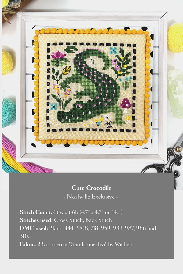 Cute Crocodile – CelticSistersNeedlework